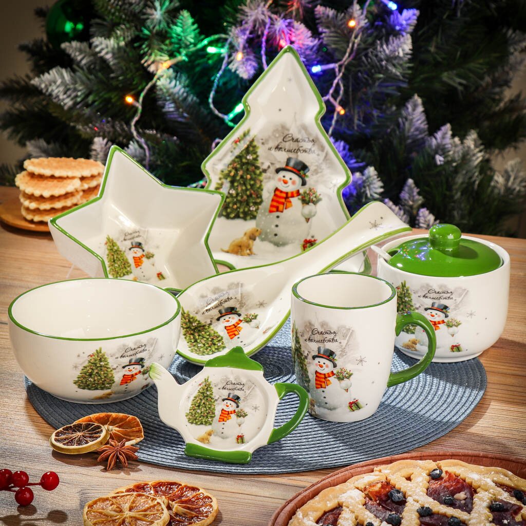 Салатник доломит, круглый, 13.7х6.6 см, 0.58 л, Счастья и волшебства, Daniks в Москве: цены ...