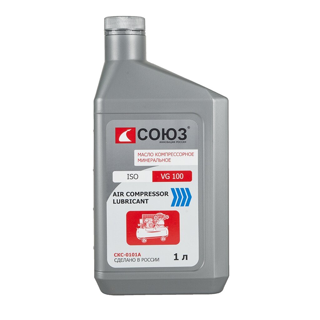 Масло компрессорное Союз, Air Compressor Lubricant VG100, 1 л, СКС ...