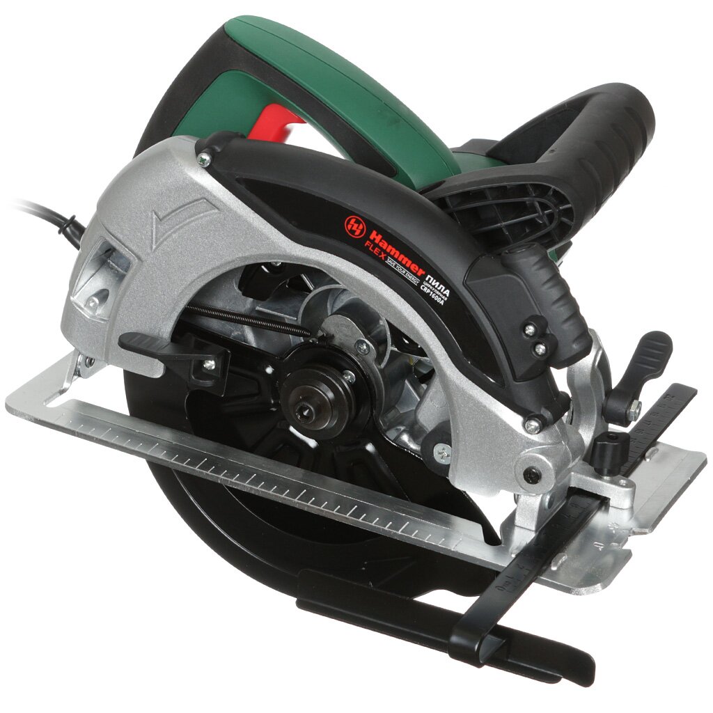 Эл.Пила дисковая HammerFlex 63мм 1,6кВт 190x20мм 5000об/мин CRP1600А в ...