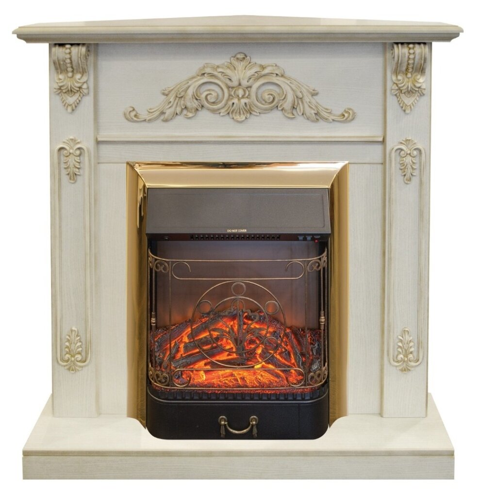 Электрокамин RealFlame, Anita corner STD/EUG WT, белый дуб, Majestic s Lux BR в Москве: цены ...