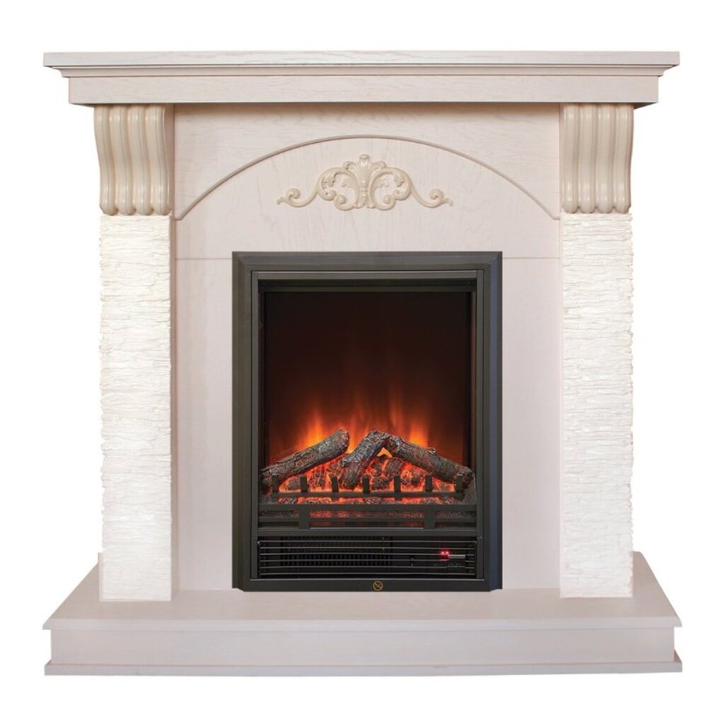 Электрокамин RealFlame, Corfino STD/EUG WT, белый, Eugene в Москве: цены, фото, отзывы, 4 видео ...